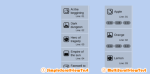 大量のリストを高速に表示する TableScrollView | Unity Indies