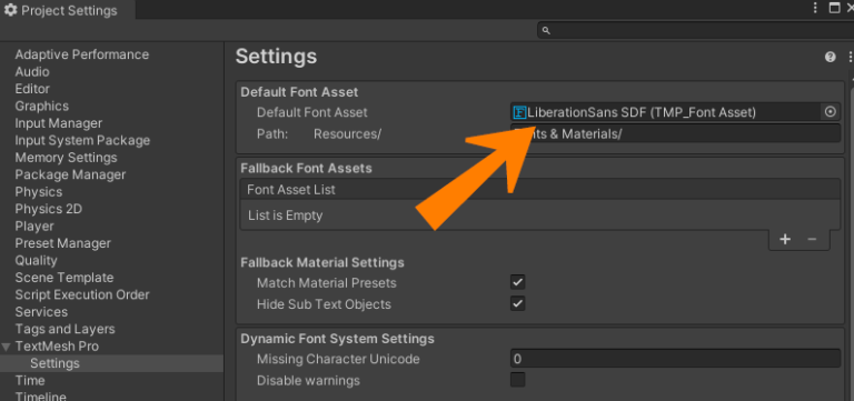 [unity]TextMeshPro のデフォルトフォントを変更したい | Unity Indies